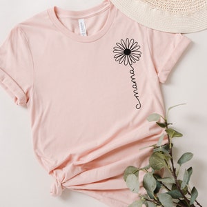 Mama Flower SVG, Daisy Svg, Flower Word Stem Svg, Mom Flower Design ...