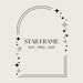 Arch Svg, Monogram Frame Png, Celestial Star Frame, Commercial Use ...