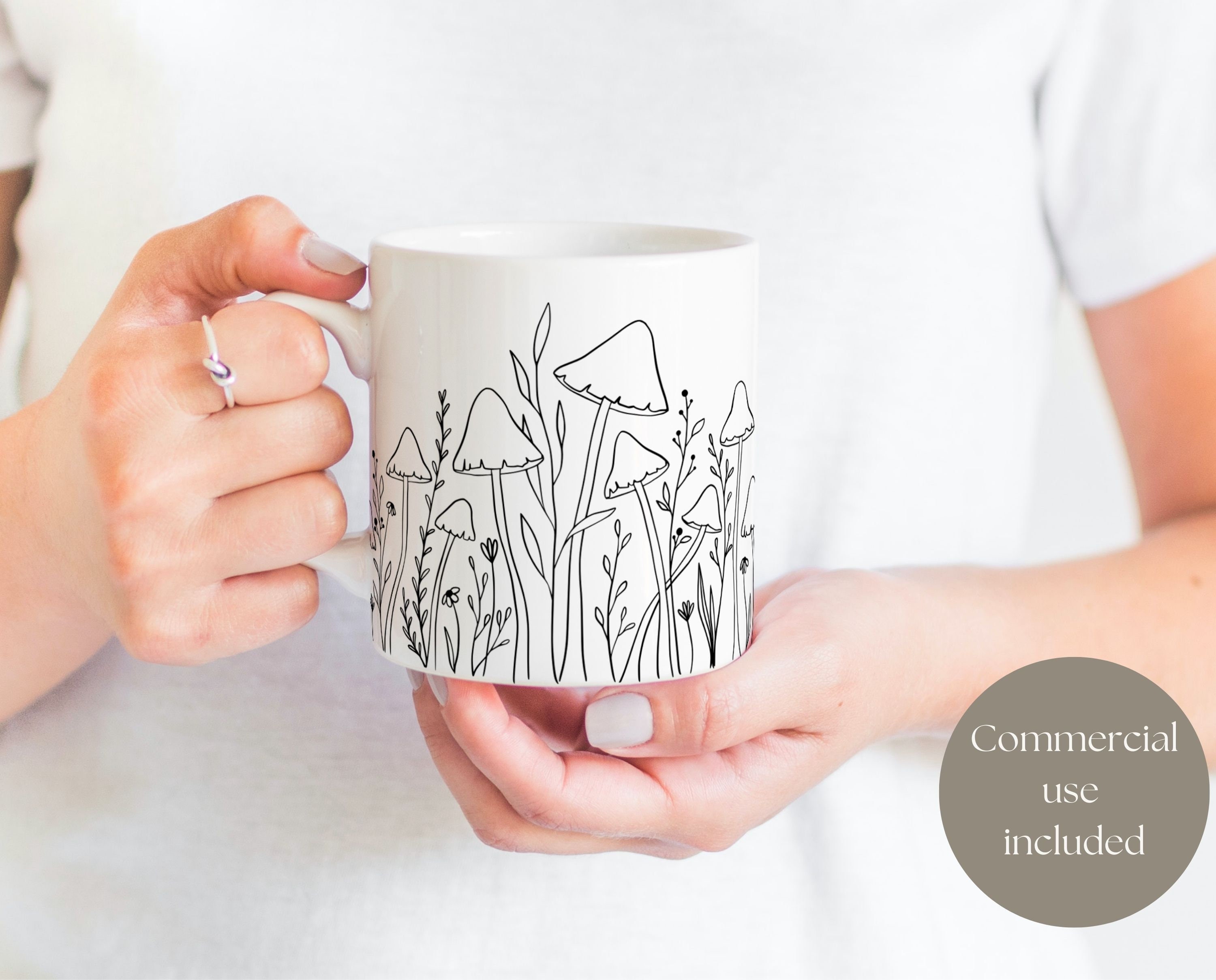 Row of Mushrooms Svg Bundle Mushroom Svg Fungi Clipart Cute - Etsy UK