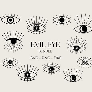 Evil Eye Svg, Witchy Devil Eye Png, Mystical Symbol, Celestial Eye SVG ...