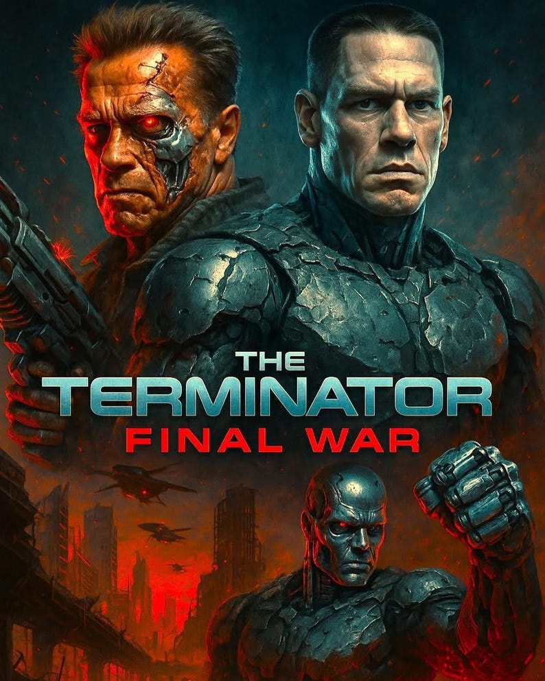 The Terminator Final War 2026 Movie Poster Action Movie Wall Art - Etsy
