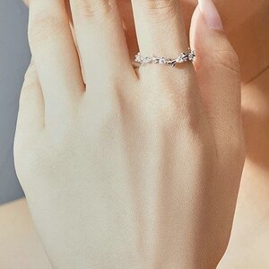 Flower Branch Vine Ringstackable Finger Rings for Women925 - Etsy