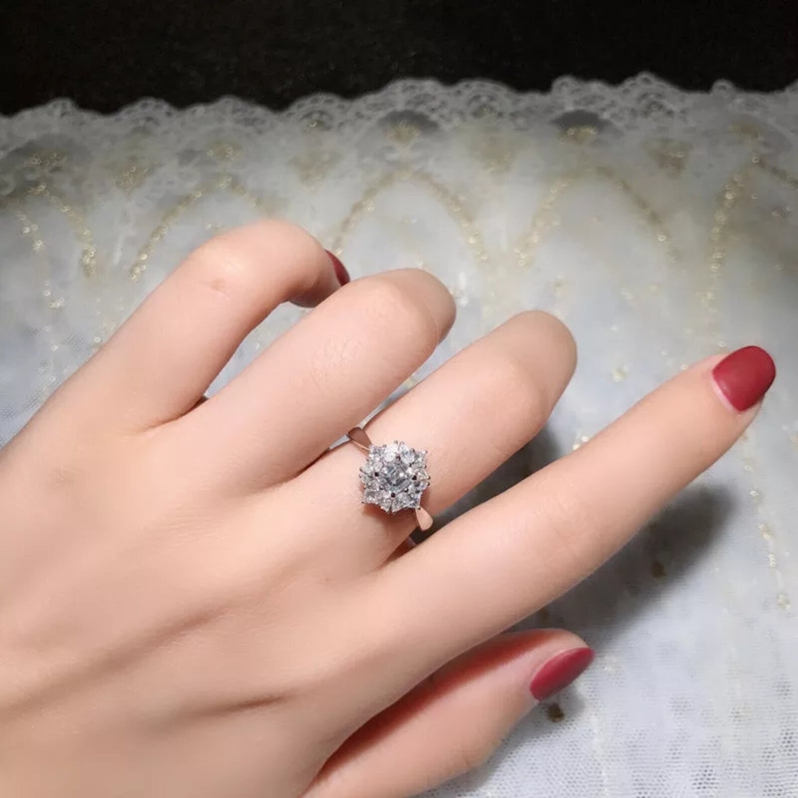 New Bridal Unique Jewelry Rings For Women925 sterling silver | Etsy