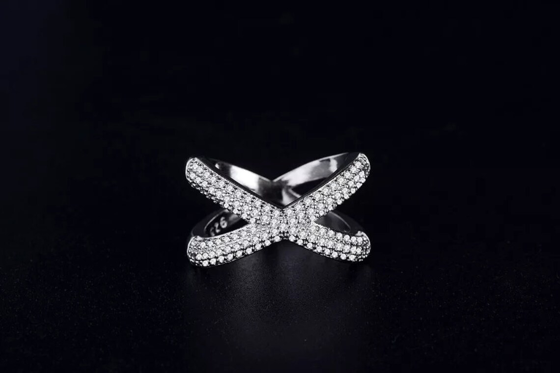 Solid Original 925sterling Silver Rings for Womenx Shape | Etsy