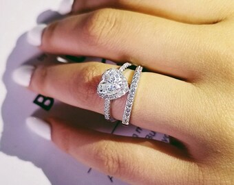 Wedding Ring Heart | Etsy