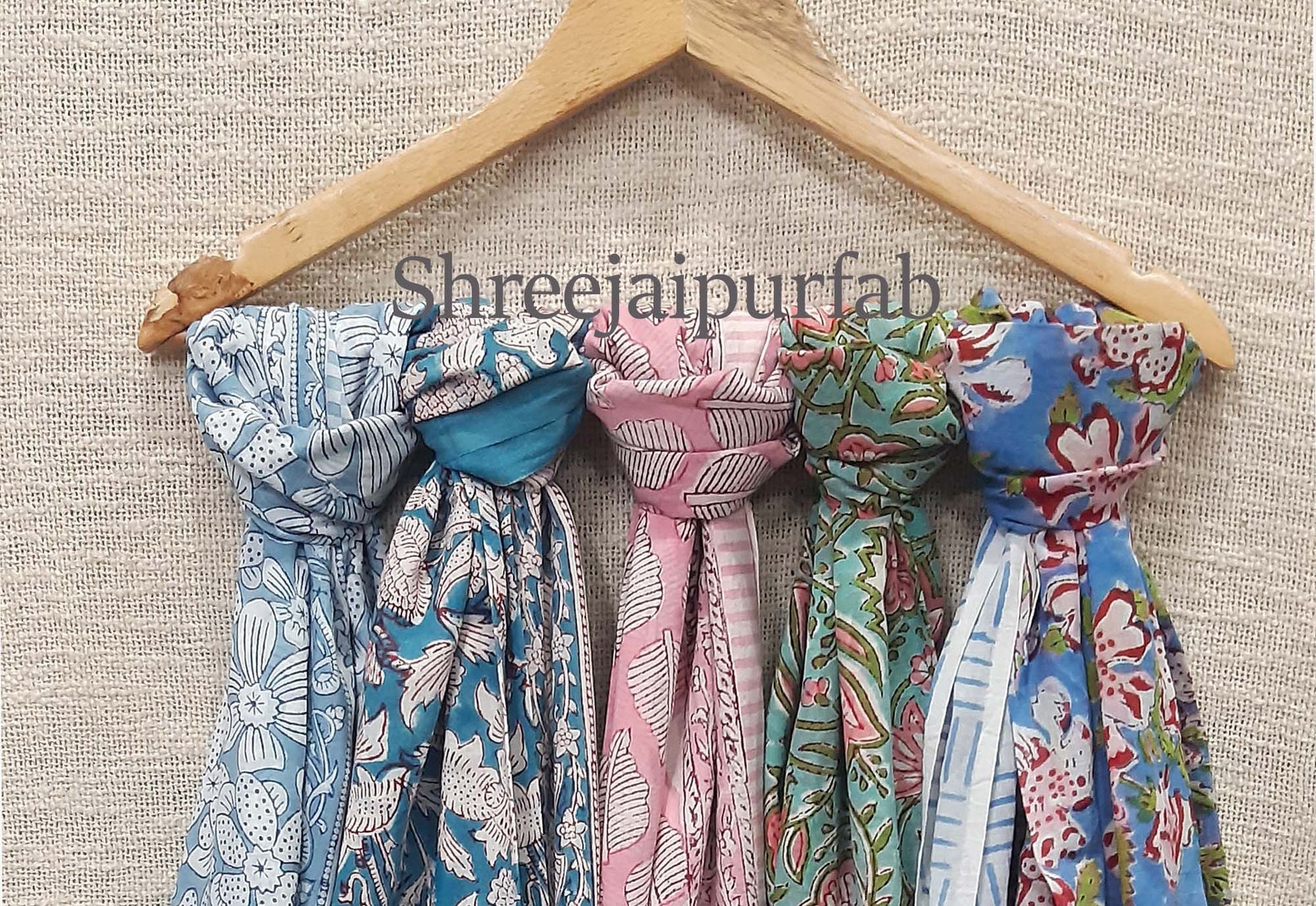 Shreejaipurfab Assorted Color and Design Scarf/sarong . Cotton Beach ...