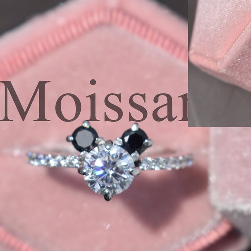 Minimalist Mouse Ring Mouse Ears Fairy Tale Ring Engagement - Etsy