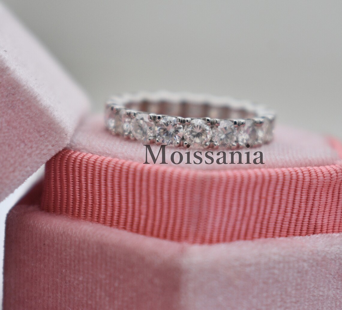 4ct Eternity Band Eternity Ring Women's Wedding Band - Etsy