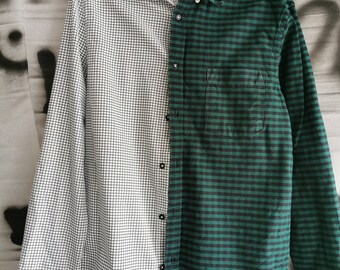 Two Colored Shirt - Etsy