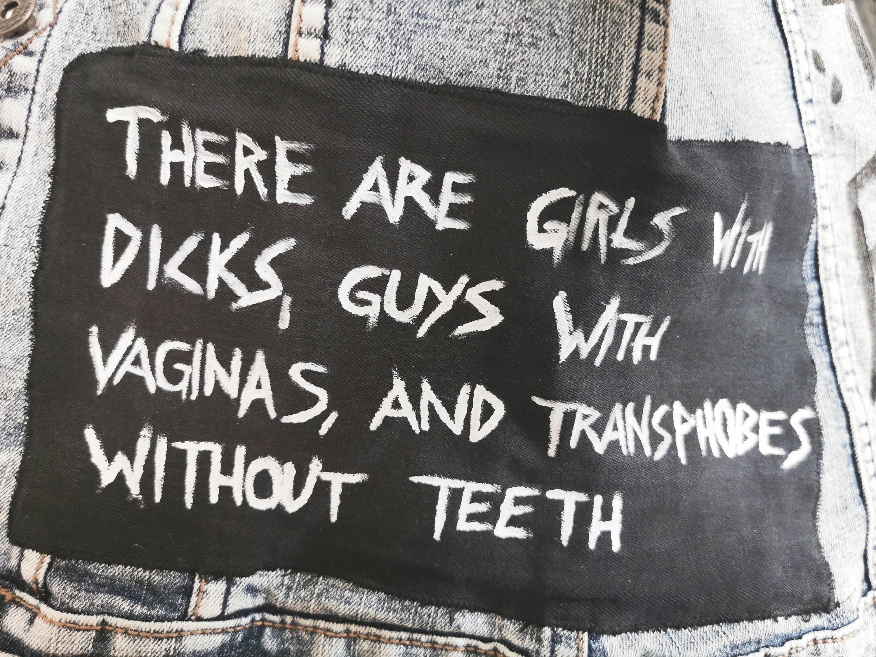 GIRLS to the FRONT Jeans Jacket - Etsy UK