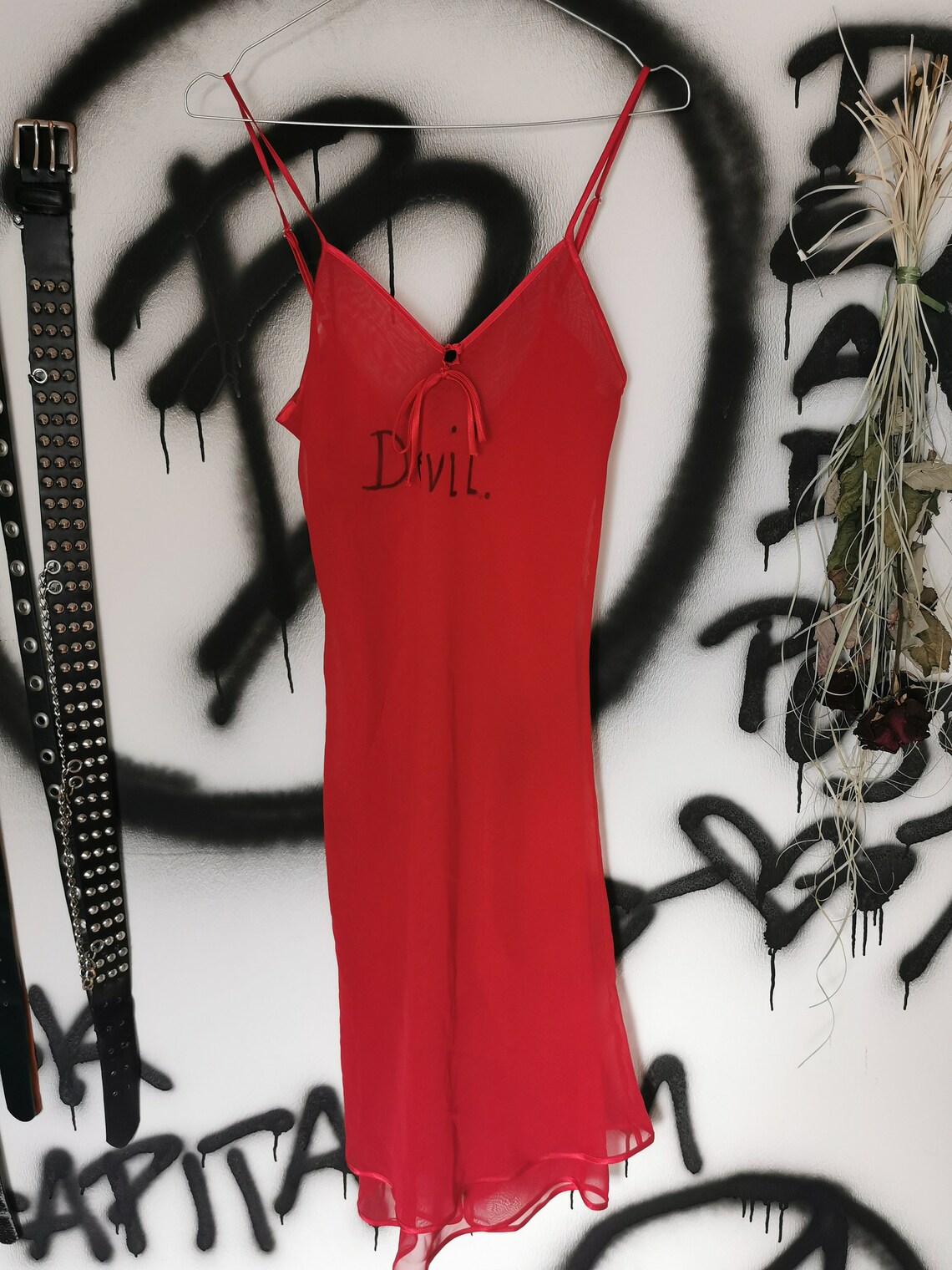 Red DEVIL Dress - Etsy