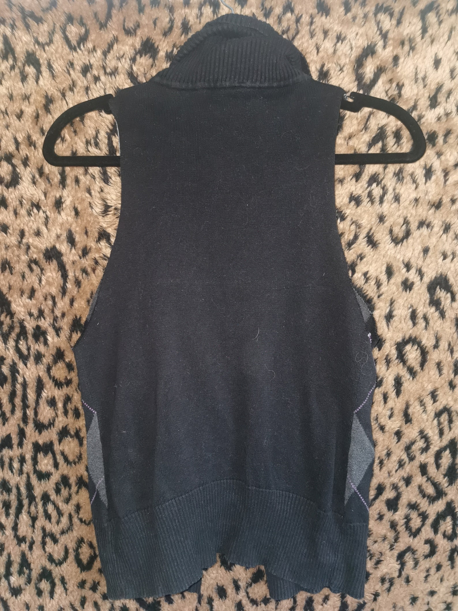 Black/purple Safety Pin Sweater - Etsy