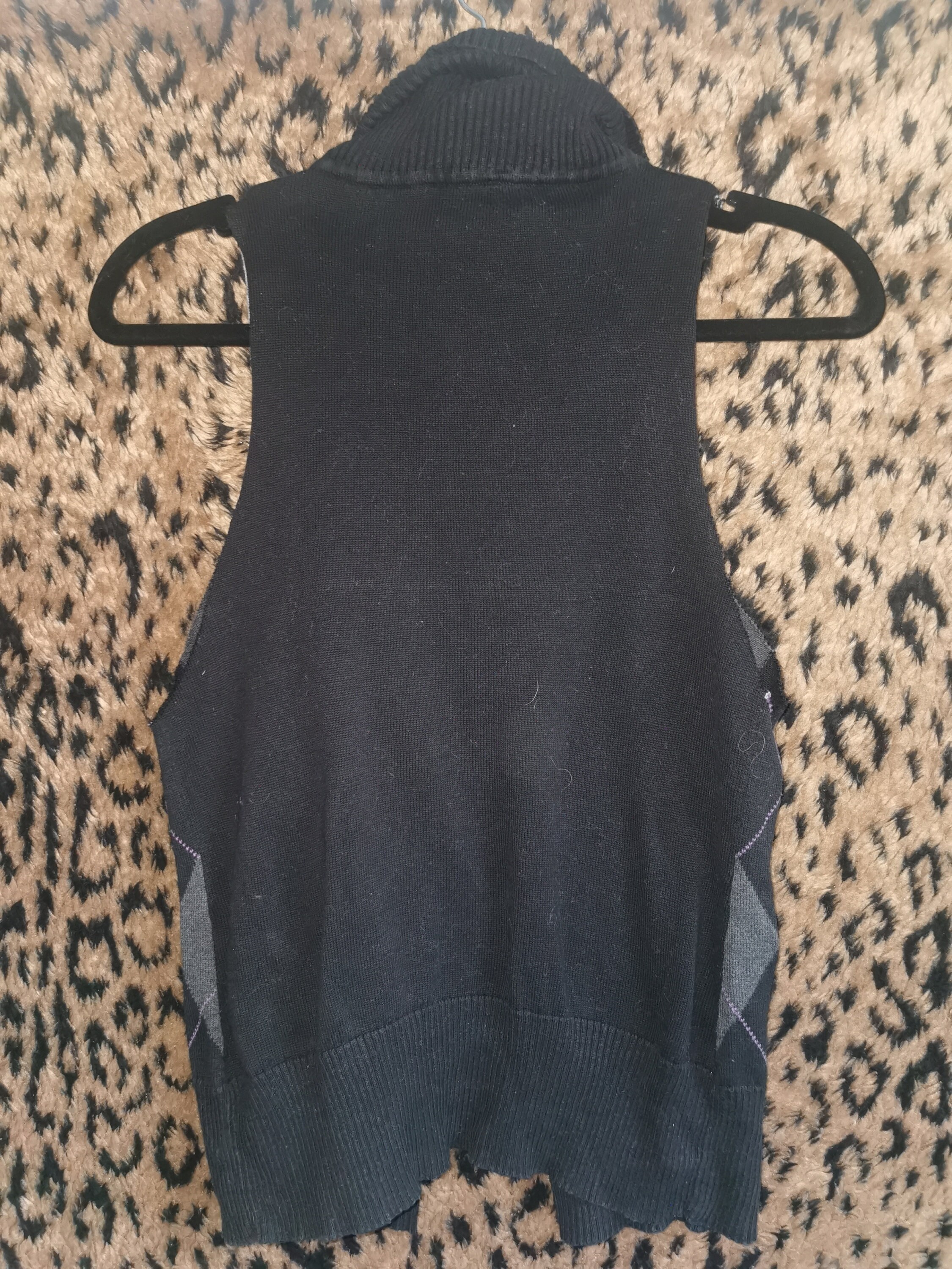 Black/purple Safety Pin Sweater - Etsy