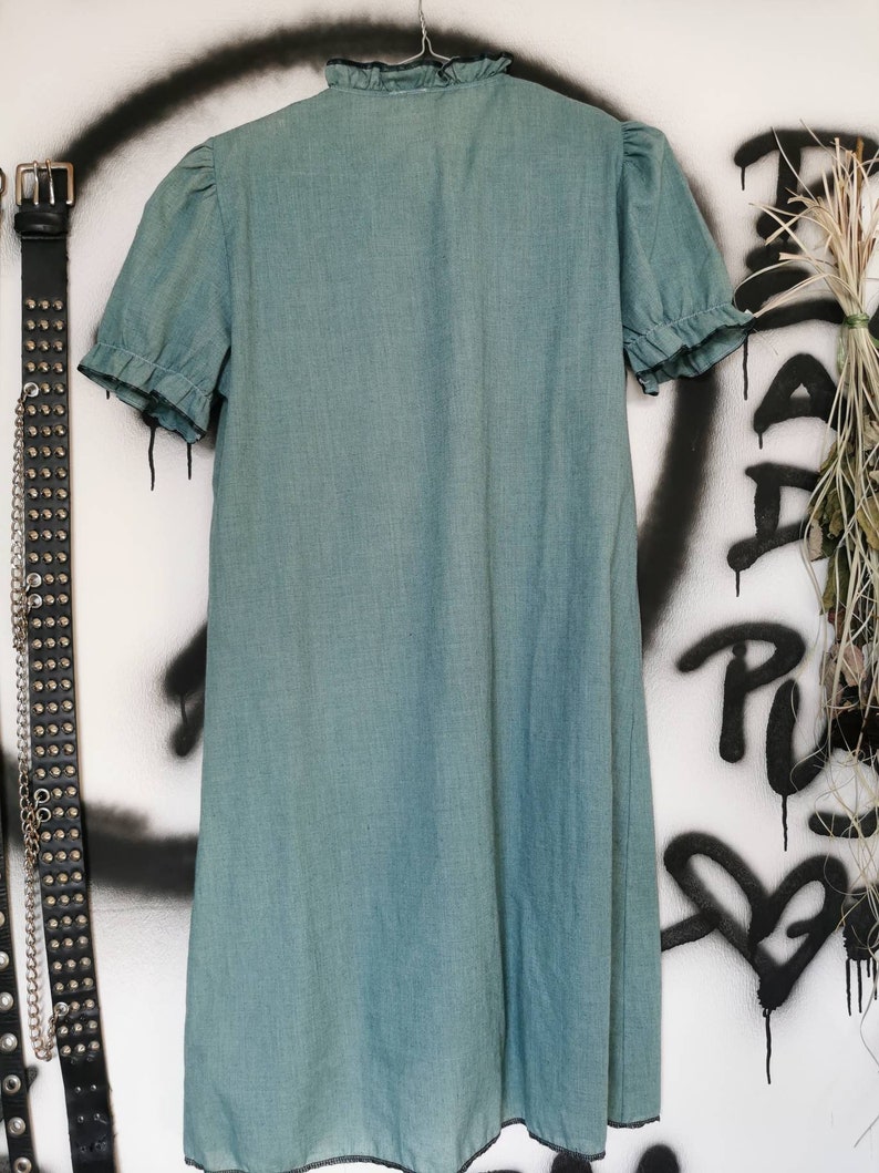 Green Cottagecore Dress - Etsy