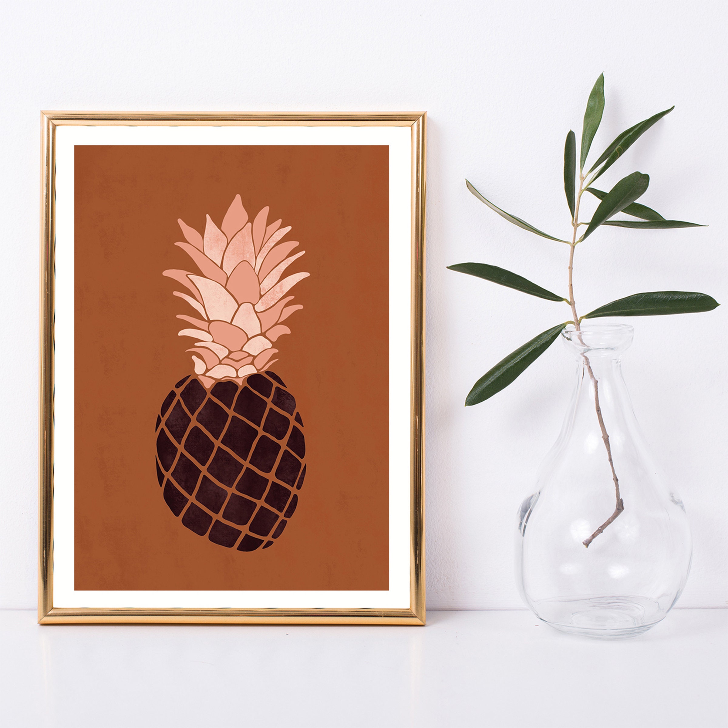 Stampa d'arte ananas, regalo di decorazione per la cucina - Etsy Italia