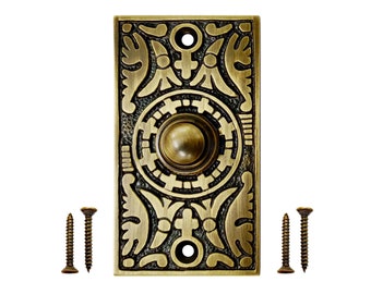 Akatva Decorative Doorbell Button Finest Quality Bell Push - Etsy
