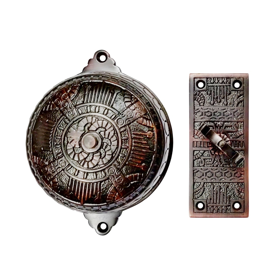 Akatva Vintage Twist Bell With Key Plate – Victorian Home Twist Bell ...