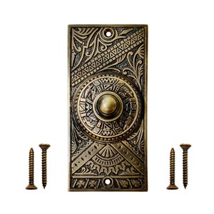 Akatva Decorative Doorbell Button – Finest Bell Push Button – Easy to ...