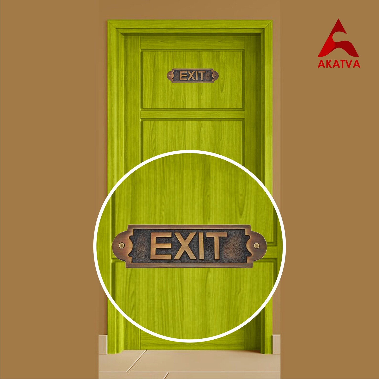 Handmade House Name Plaque for Door Handmade Solid Brass - Etsy