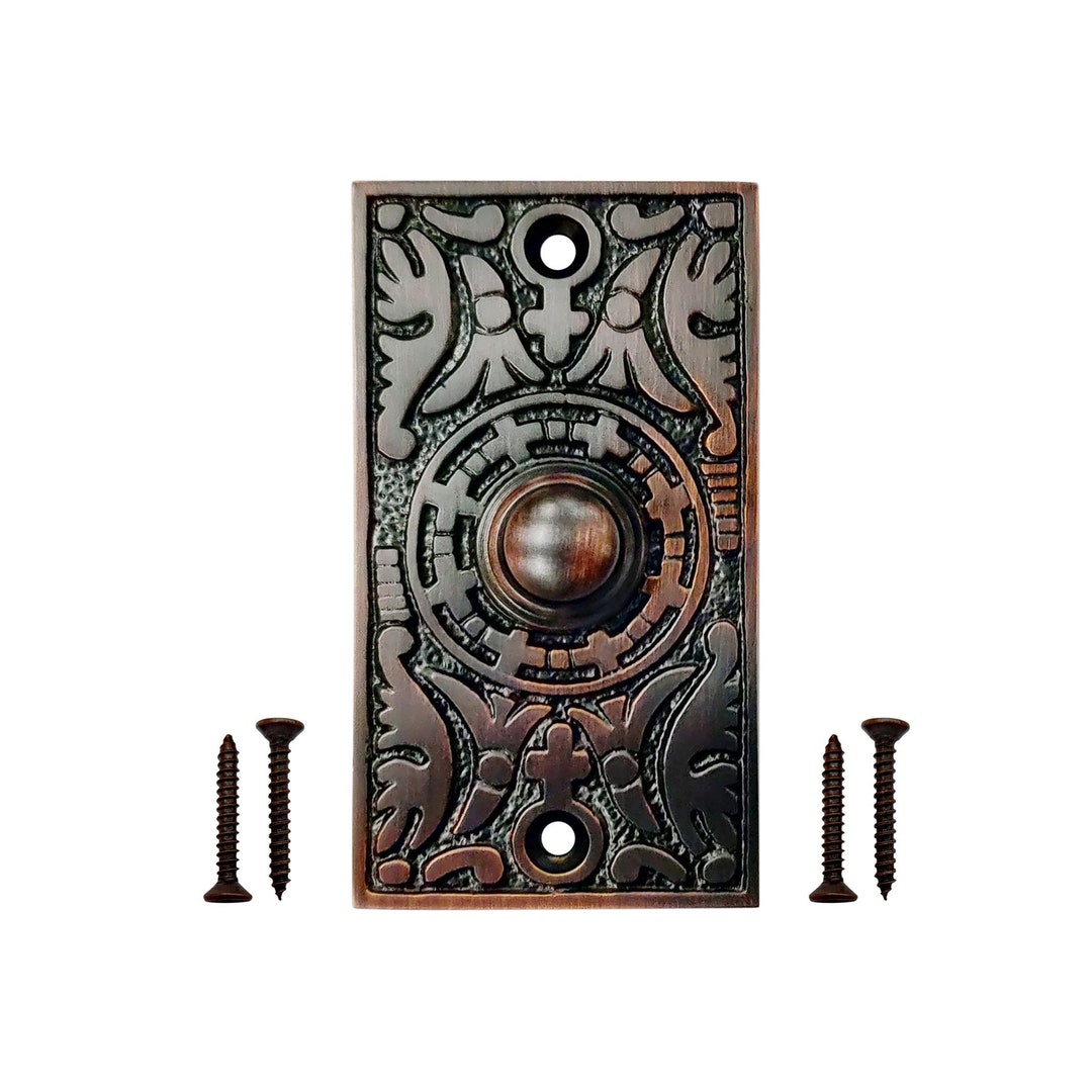 Akatva Decorative Doorbell Button – Finest Bell Push Button – Easy to ...