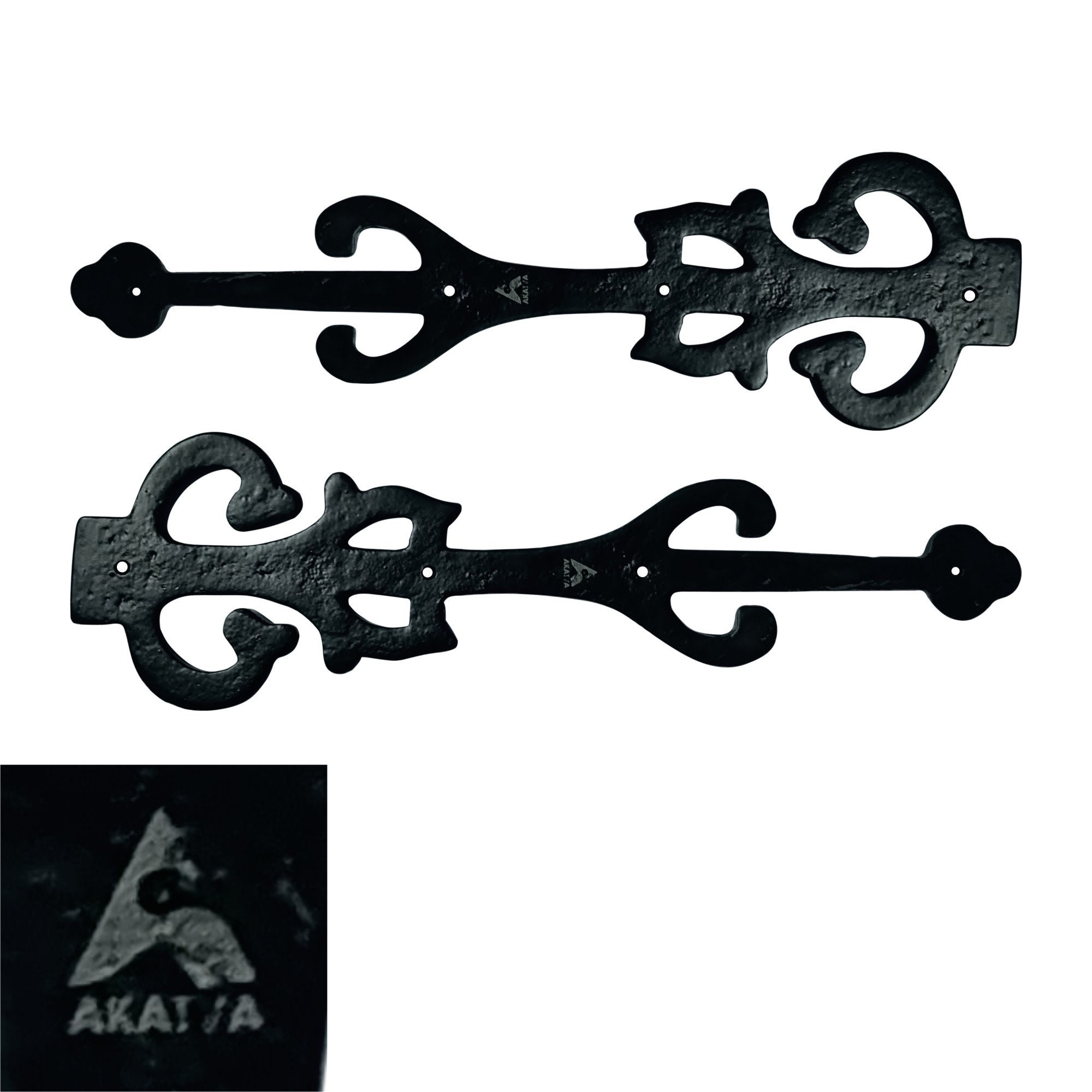 Akatva Dummy Strap Hinge Set 2-piece Heavy Duty Gate Hinges - Etsy