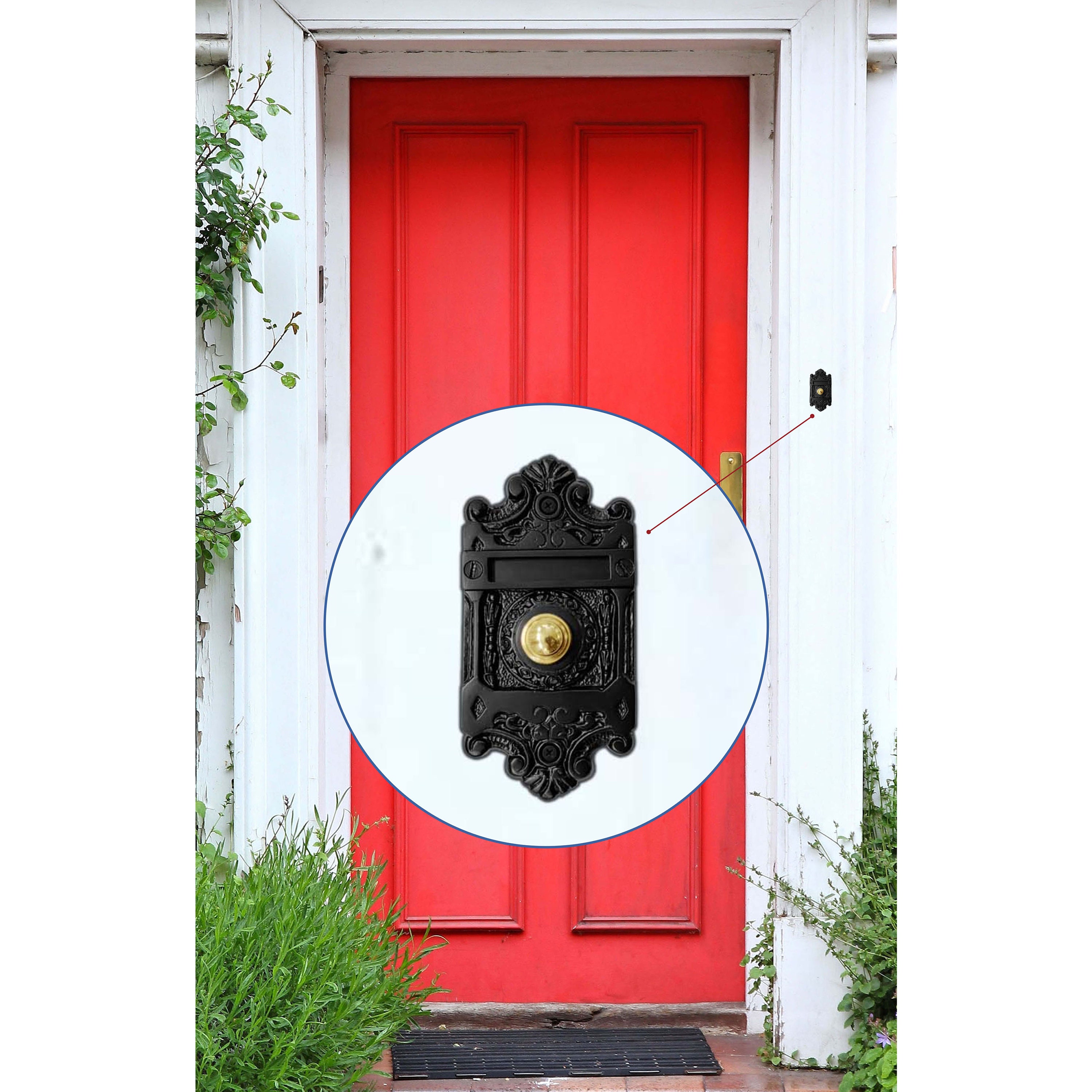 Akatva Decorative Doorbell Button – Finest Quality Bell Push Button ...