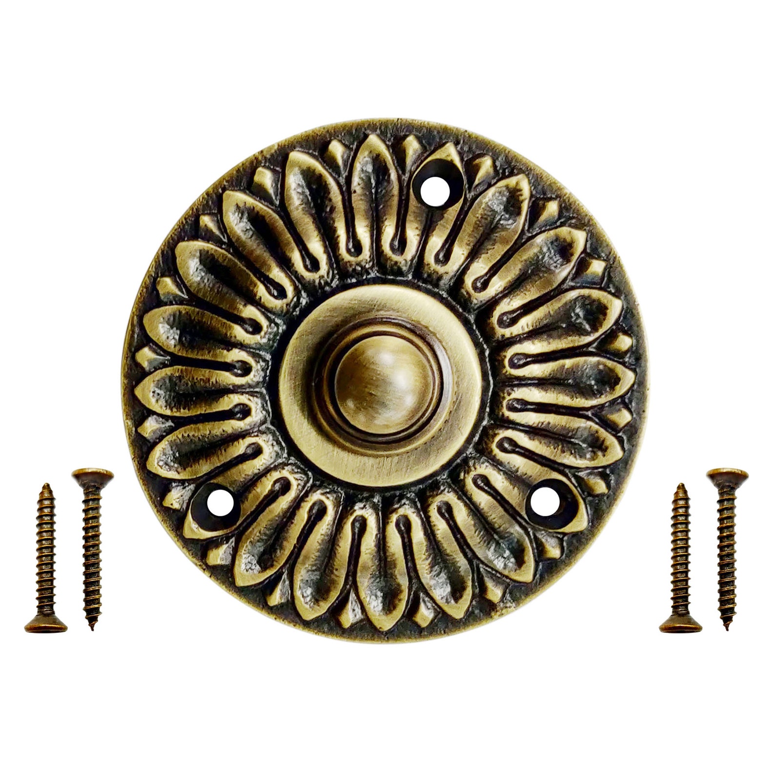 Akatva Decorative Doorbell Button – Finest Bell Push Button – Easy to ...