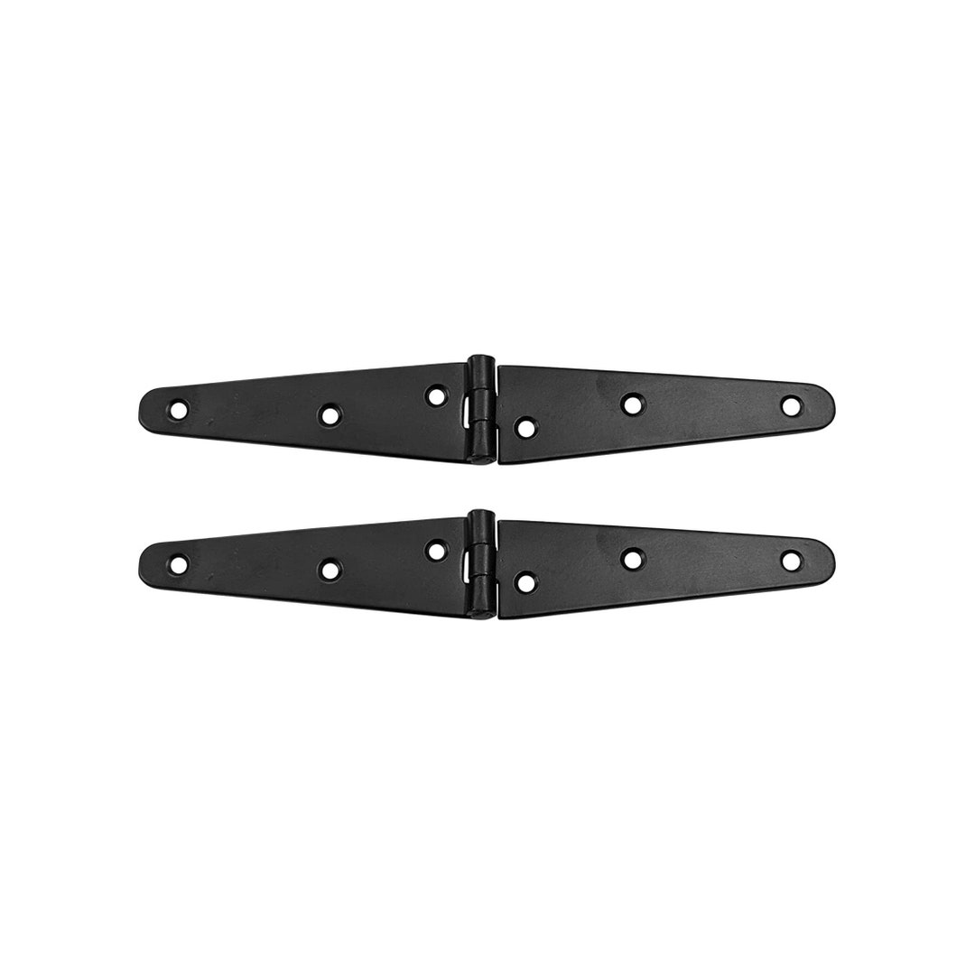 Akatva 4 Black Antique Iron Double Strap Hinge Set 2 - Etsy