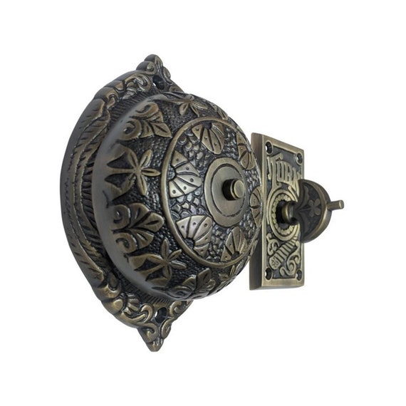 Akatva Vintage Twist Bell With Key Plate Victorian Home - Etsy