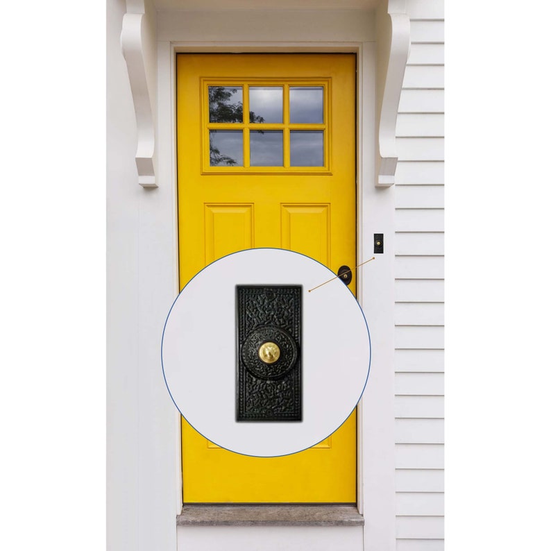 Akatva Decorative Doorbell Button Finest Quality Bell Push - Etsy