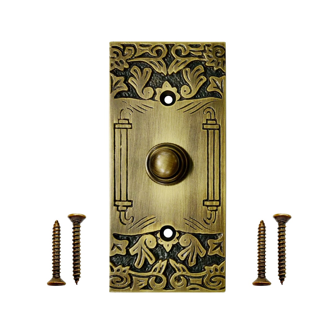 Akatva Decorative Doorbell Button – Finest Bell Push Button – Easy to ...