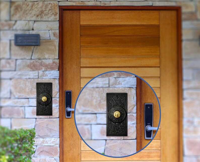 Akatva Decorative Doorbell Button Finest Quality Bell Push - Etsy