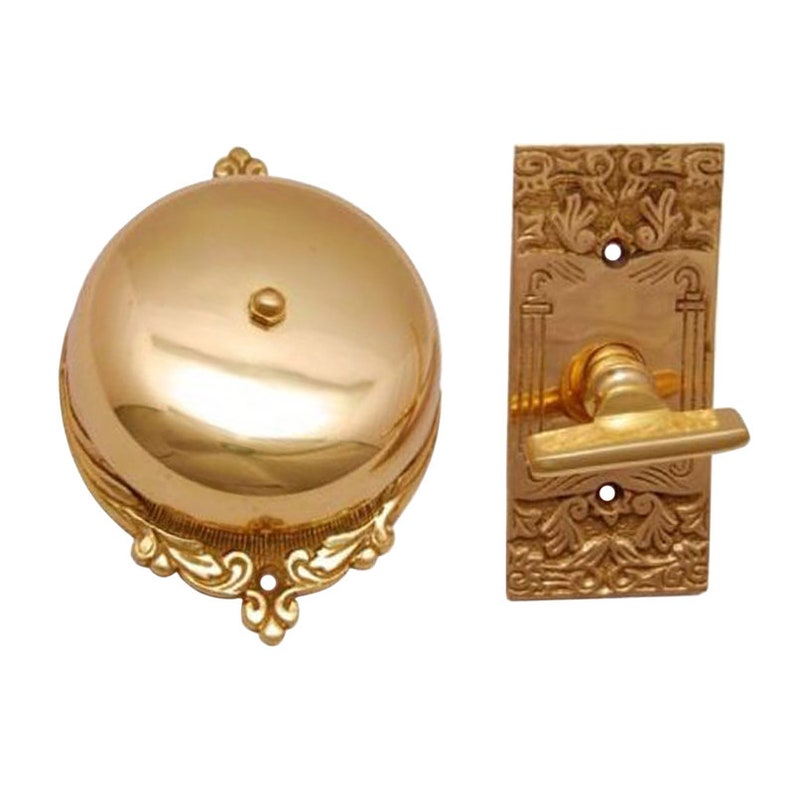 Akatva Vintage Twist Bell With Key Plate – Victorian Home Twist Bell ...