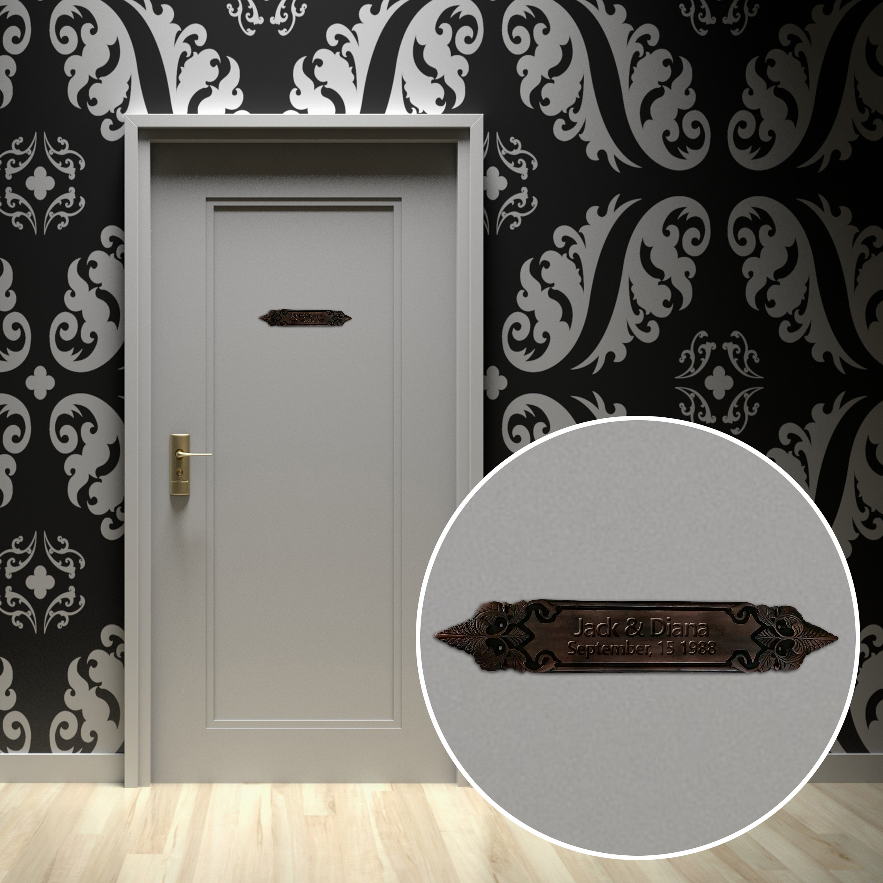 Custom Door Name Plaque Door Plaque Handmade Custom Door | Etsy