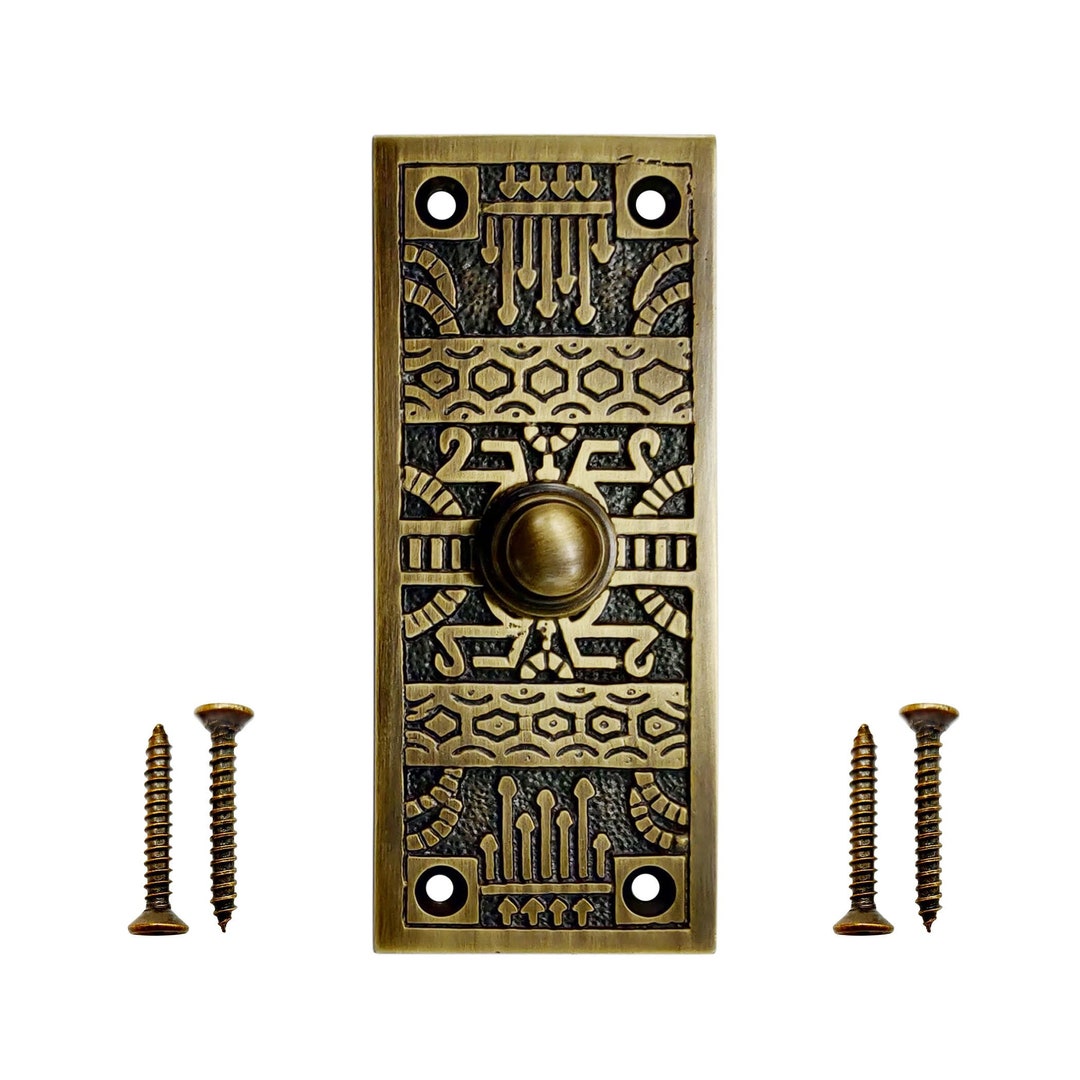 Akatva Decorative Doorbell Button – Finest Bell Push Button – Easy to ...