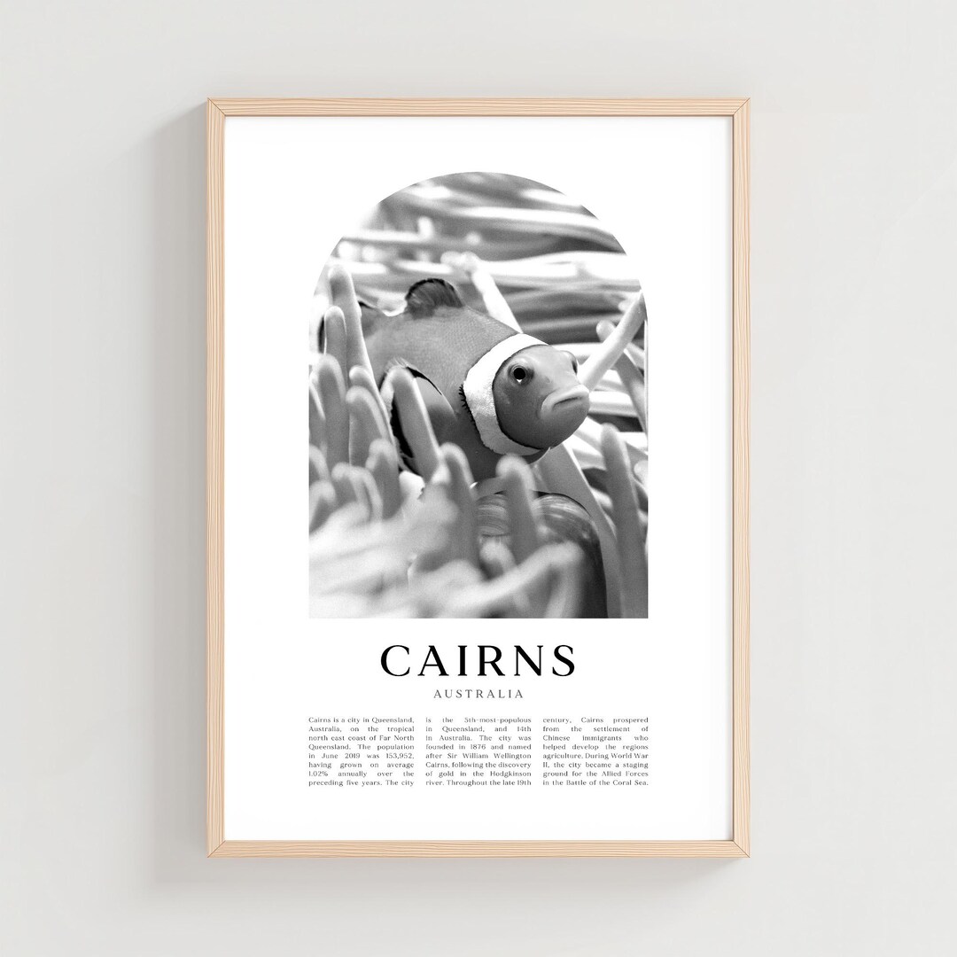 Cairns Travel Poster, Cairns Print, Cairns Wall Art, Travel Print ...