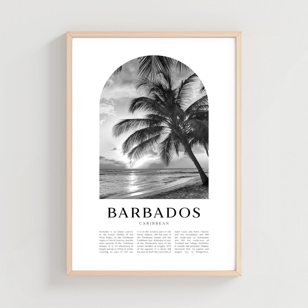 Barbados Travel Poster, Barbados Print, Barbados Wall Art, Travel Print ...