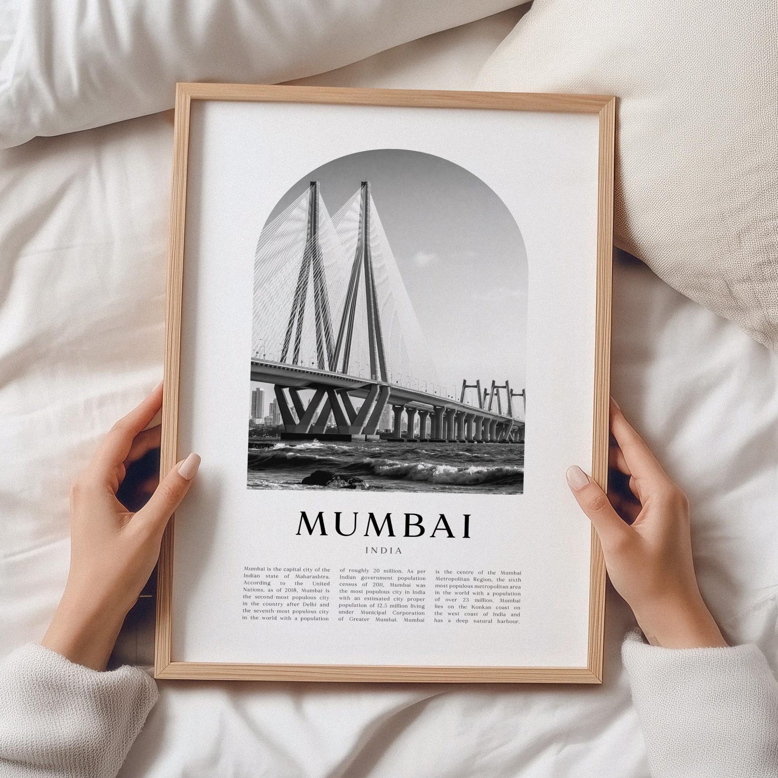 Mumbai Travel Poster, Mumbai Print, Mumbai Wall Art, Travel Print ...