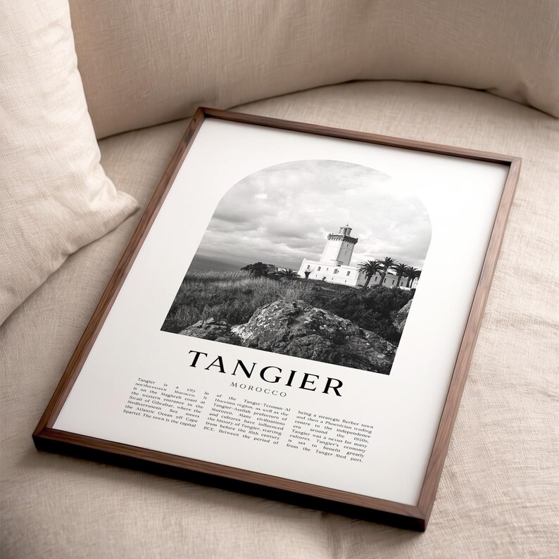 Tangier Travel Poster, Tangier Print, Tangier Wall Art, Travel Print ...
