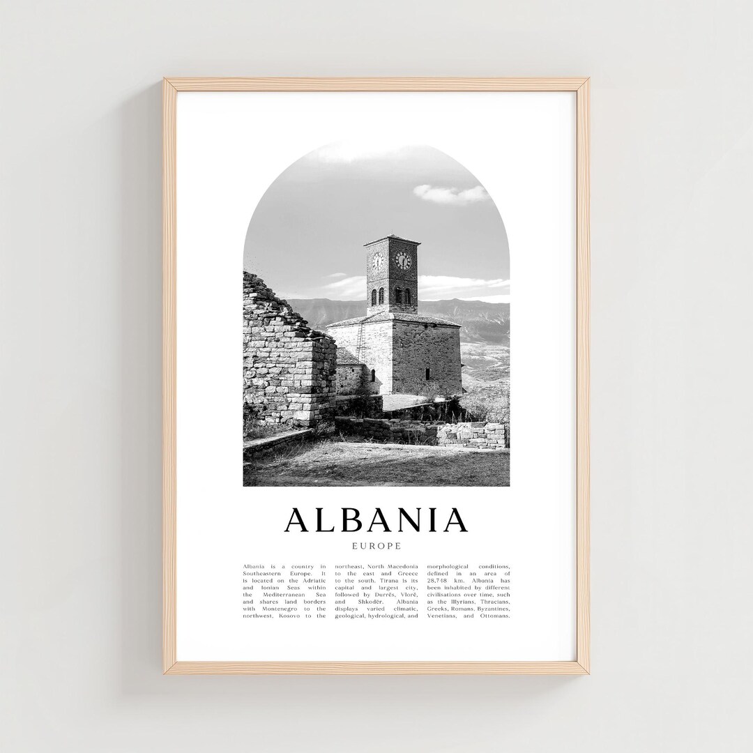 Albania Travel Poster, Albania Print, Albania Wall Art, Travel Print ...
