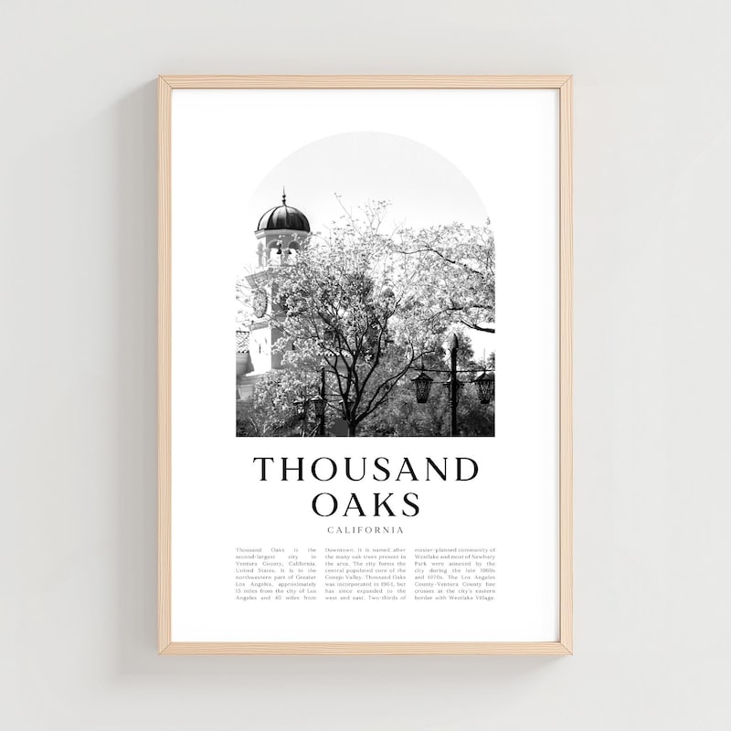 California Oaks Print - Etsy