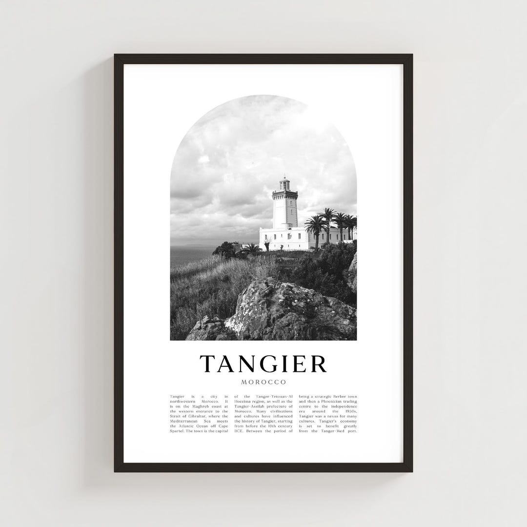 Tangier Travel Poster, Tangier Print, Tangier Wall Art, Travel Print ...