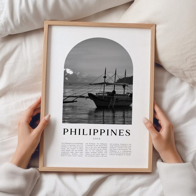 Philippines Travel Poster, Philippines Print, Philippines Wall Art ...