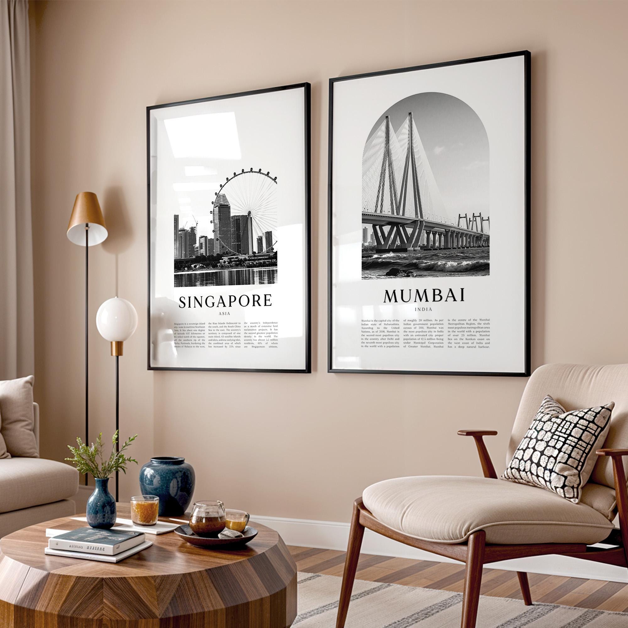 Mumbai Travel Poster, Mumbai Print, Mumbai Wall Art, Travel Print ...
