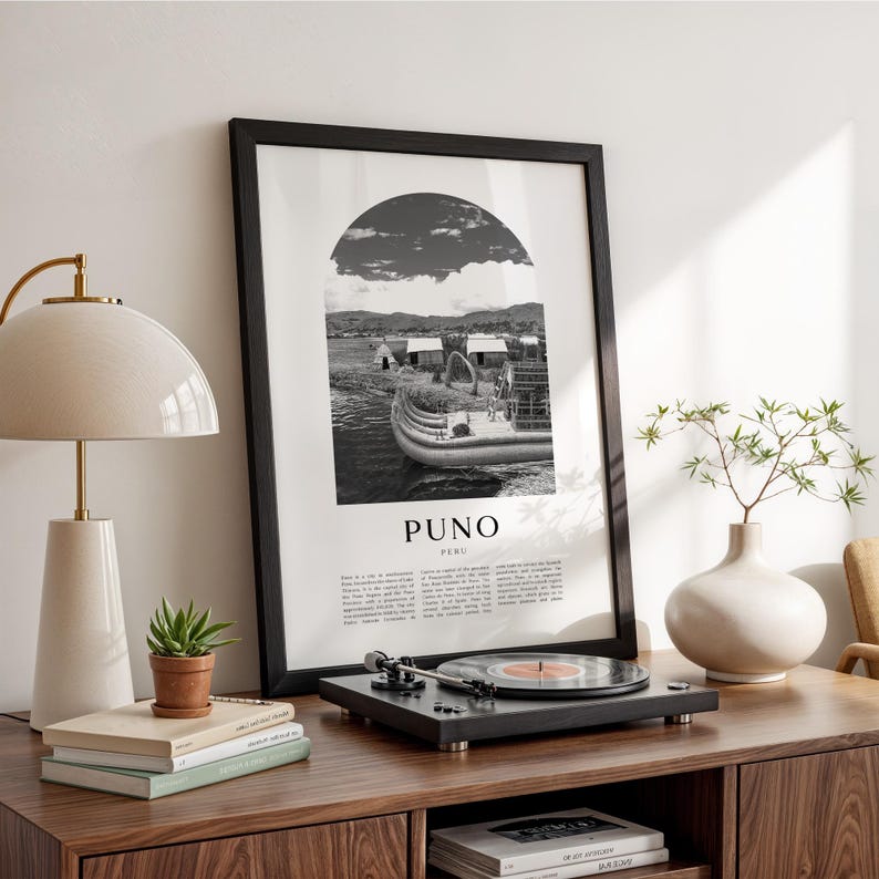 Puno Travel Poster, Puno Print, Puno Wall Art, Travel Print, Peru City ...