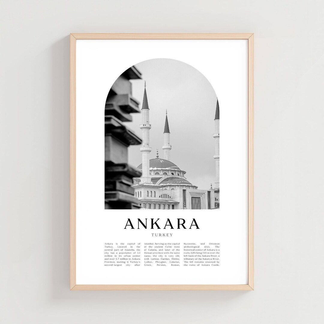 Ankara Travel Poster, Ankara Print, Ankara Wall Art, Travel Print ...