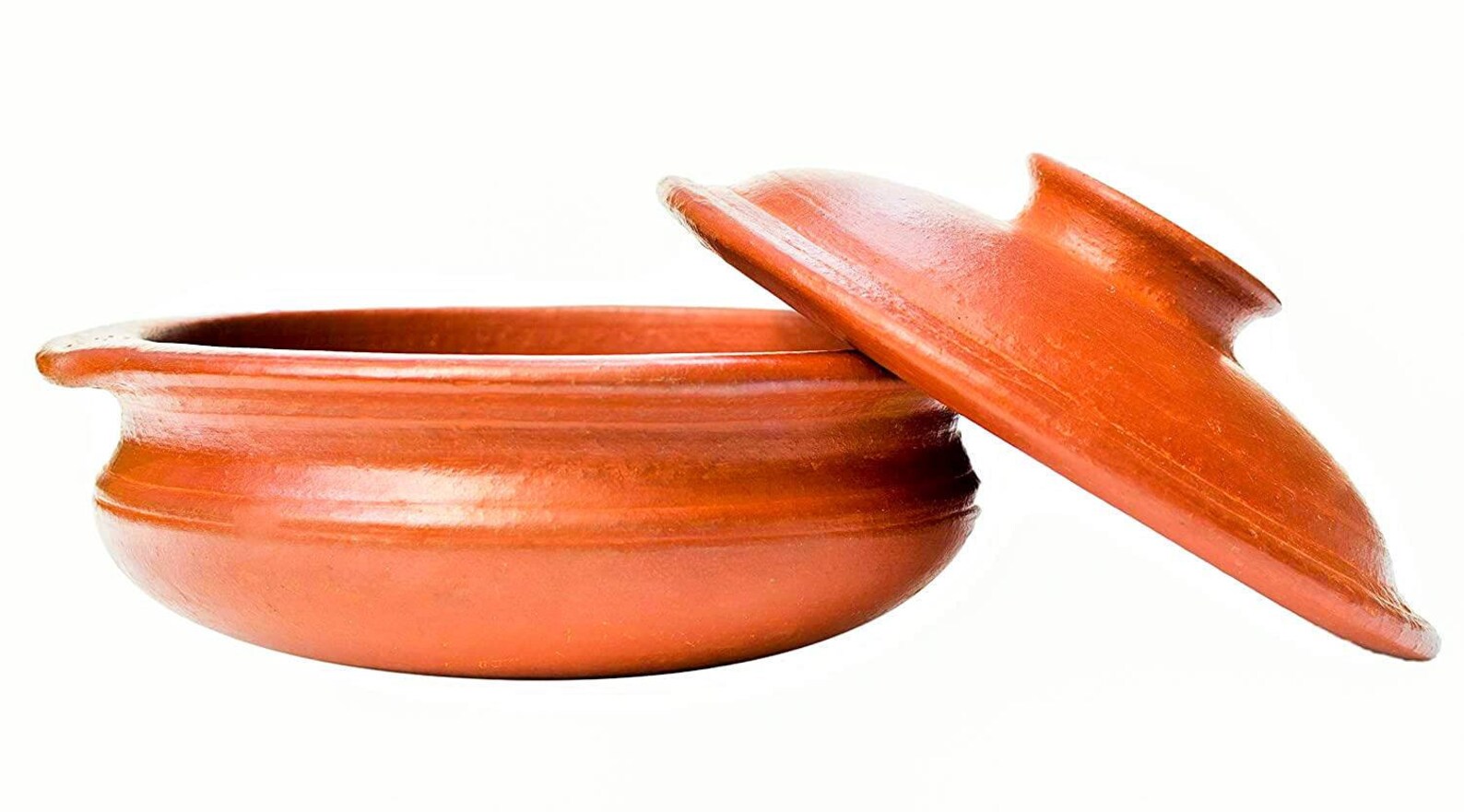 Earthen Clay Cookware Pot with Lid for Cooking and Serving | Etsy