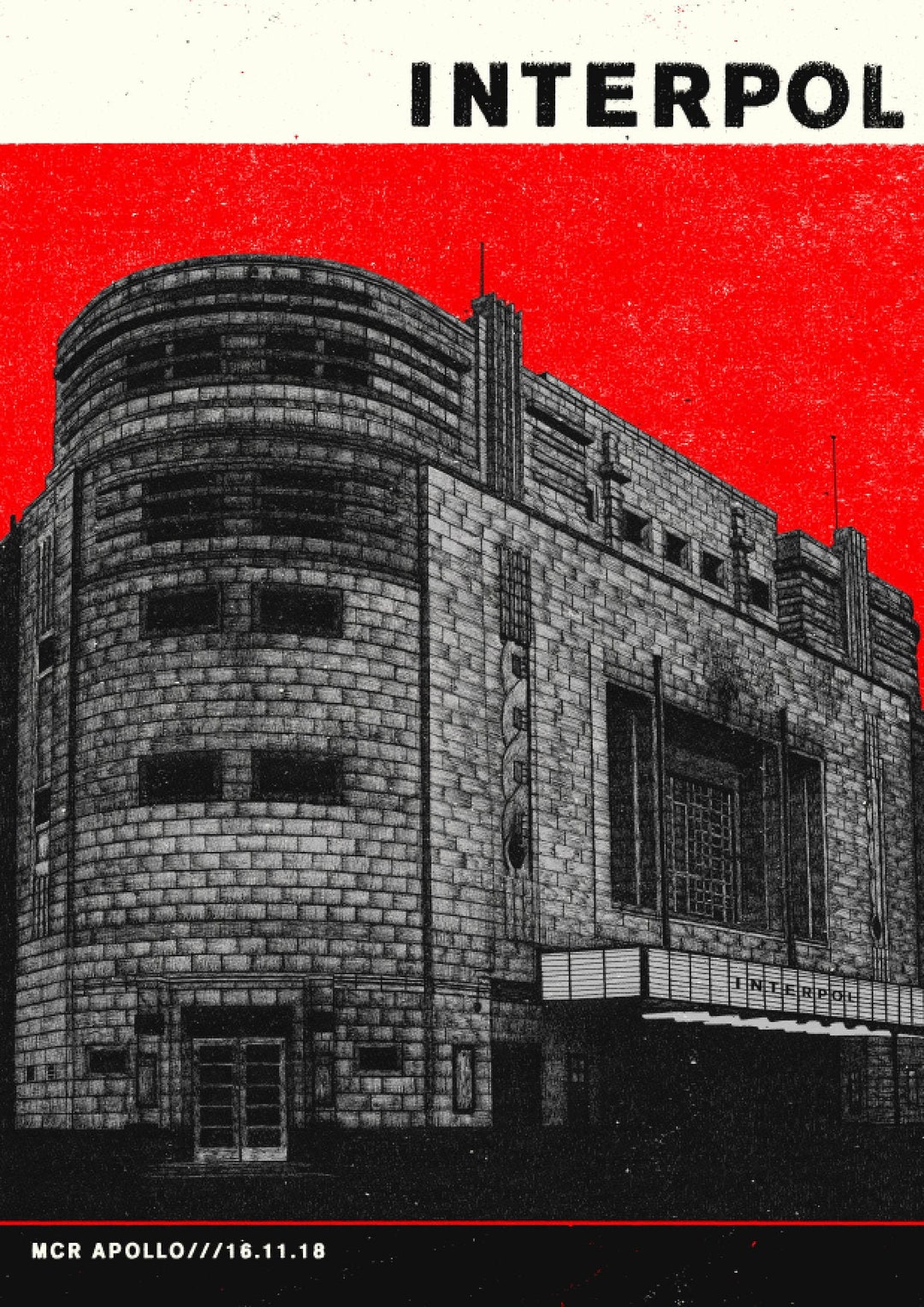 Interpol Manchester Apollo - Etsy