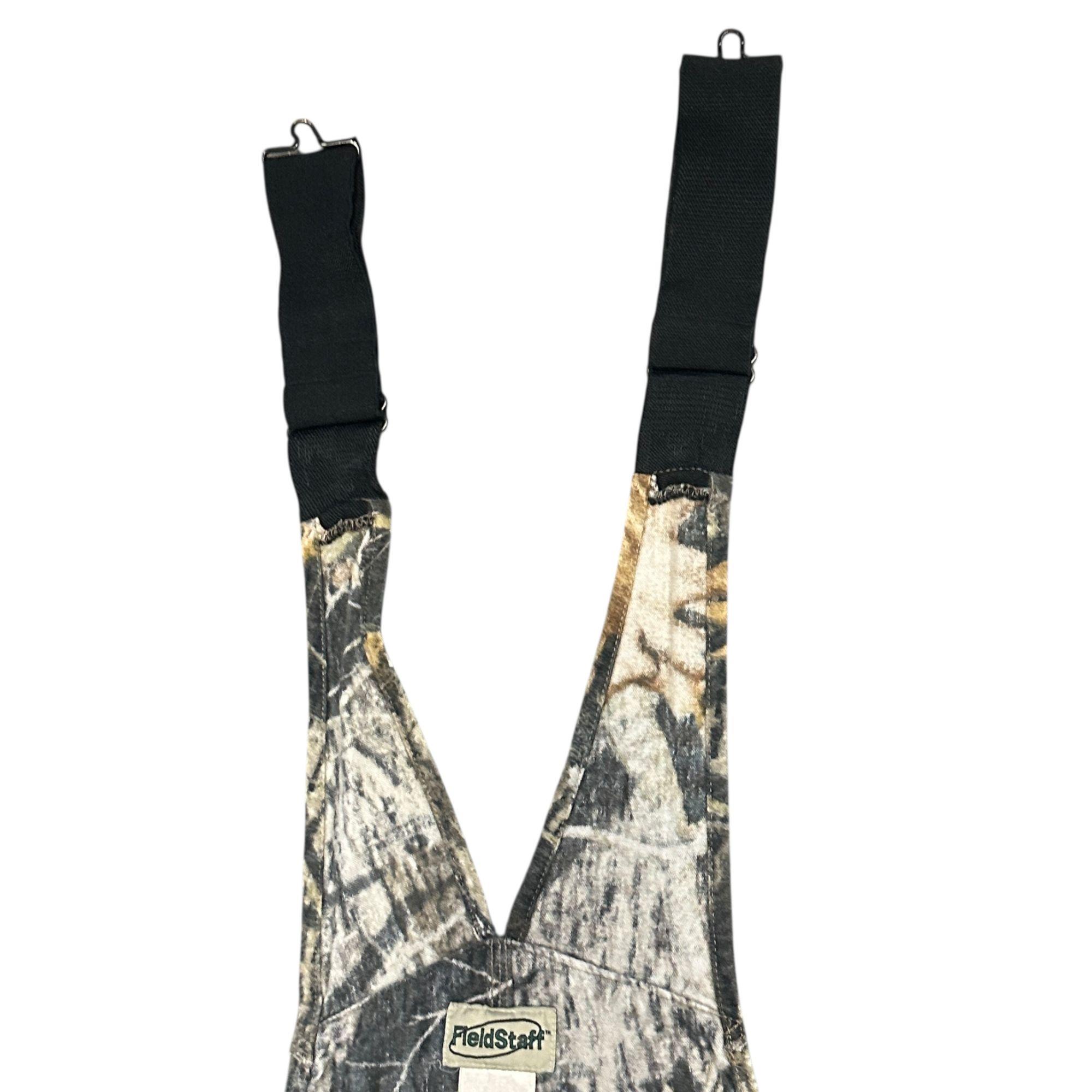 Vtg Field Staff Bib Overalls Mossy Oak Break up Camo Mens 38 Hunting ...