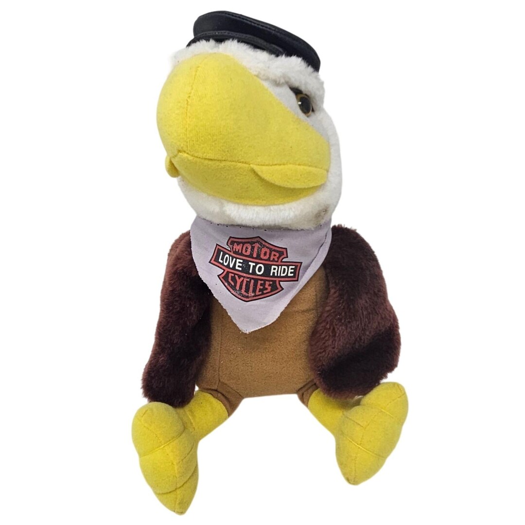 Harley Davidson Bald Eagle Plush Toy 13" Stuffed Animal Motorcycles ...